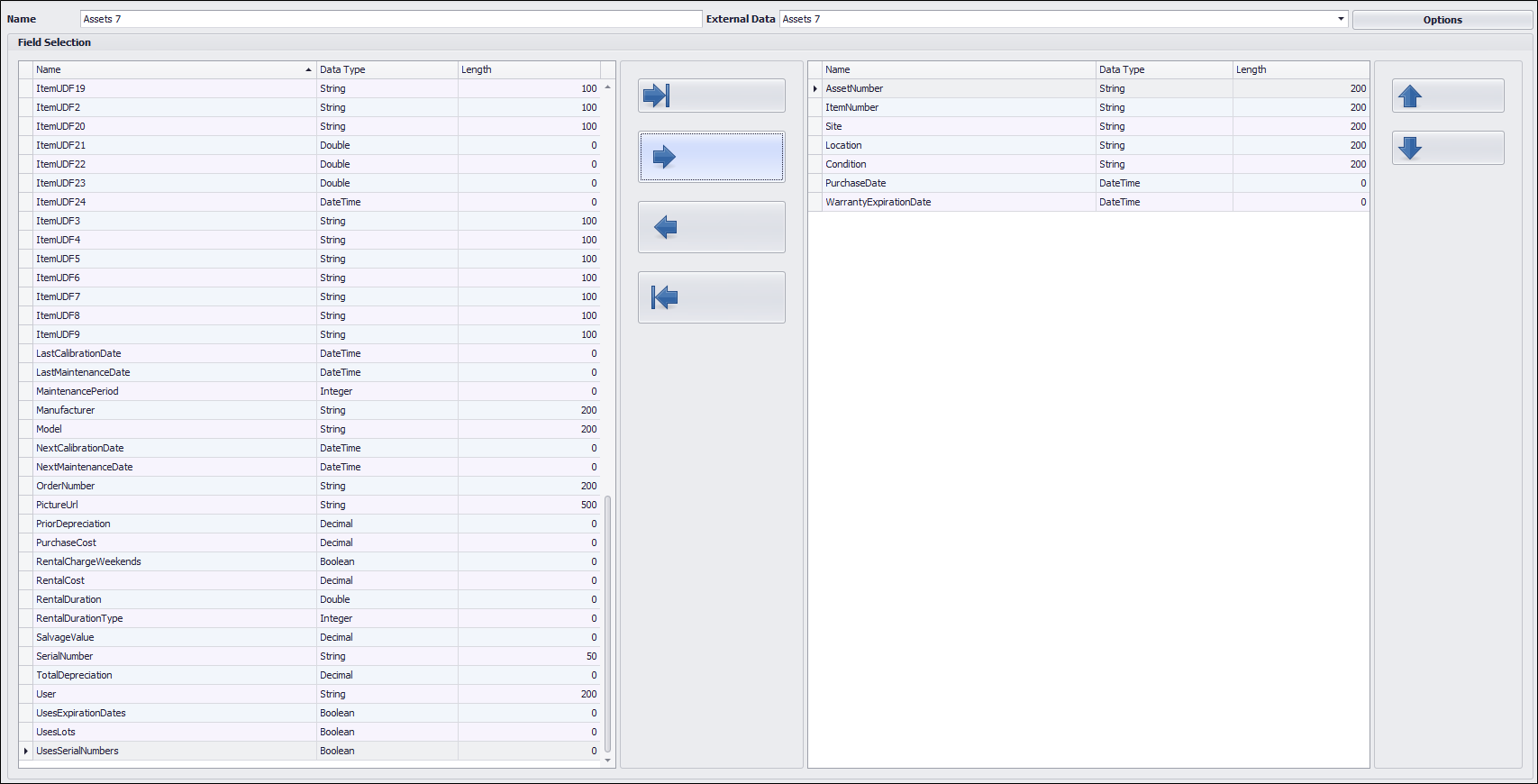 Creating an Assets Export Specification Creating an Assets Export Specification